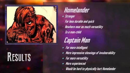 Homelander VS Captain Man | Death Battle Fanon Wiki | Fandom