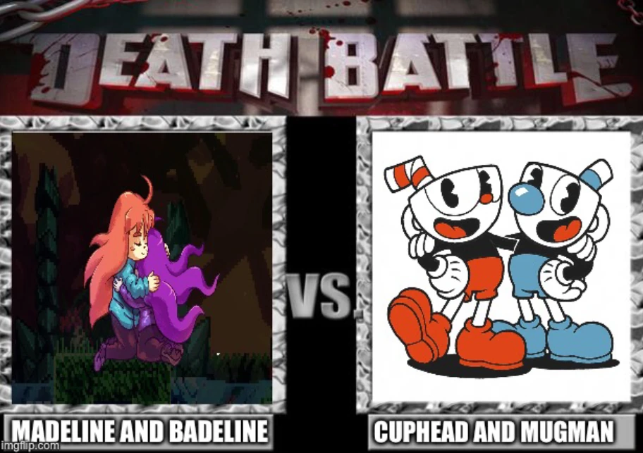 Madeline and Badeline vs Cuphead and Mugman | Death Battle Fanon Wiki ...