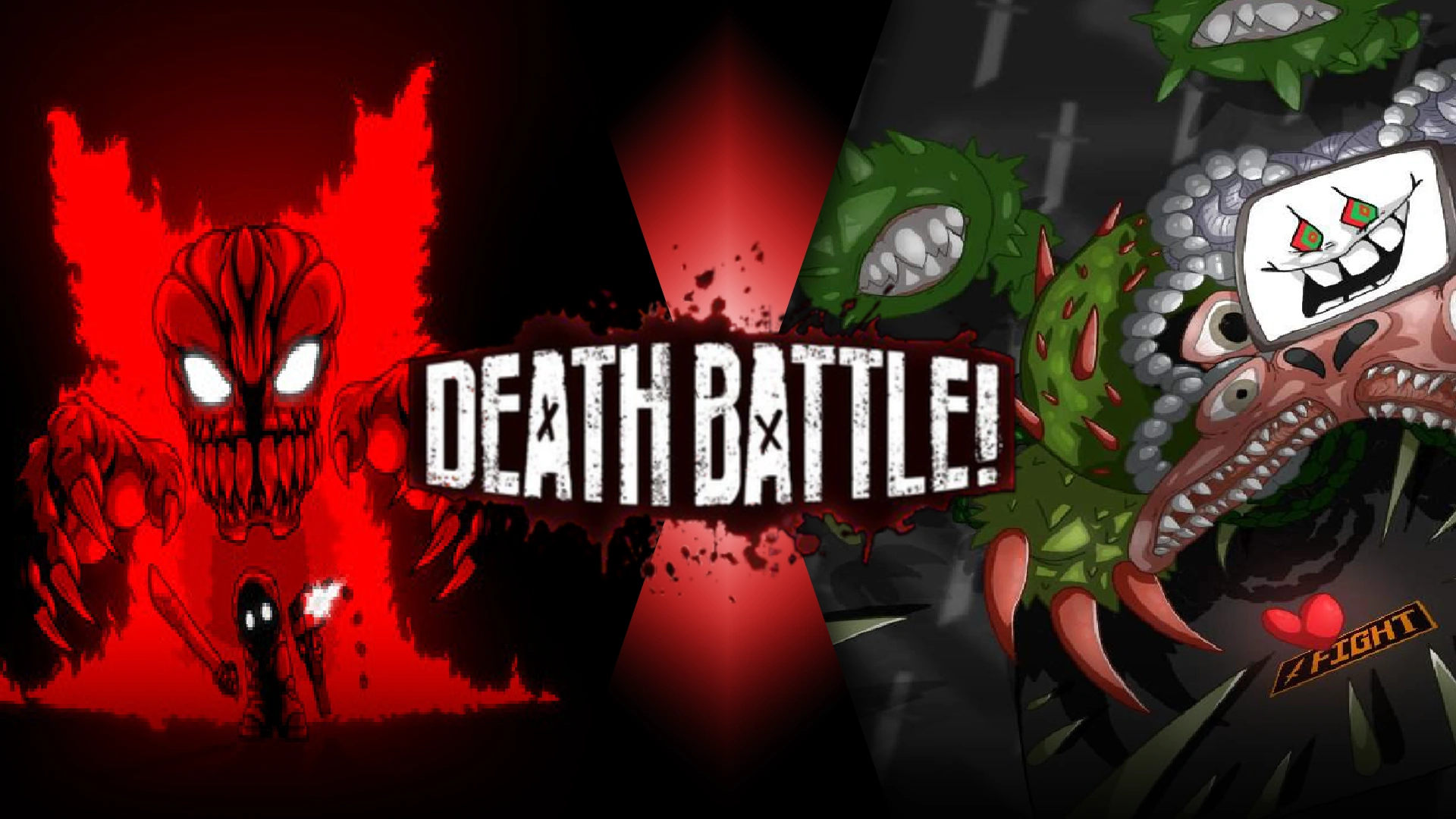 Versus Flowey Computer Wallpapers Flowey Vs Monika | Death Battle