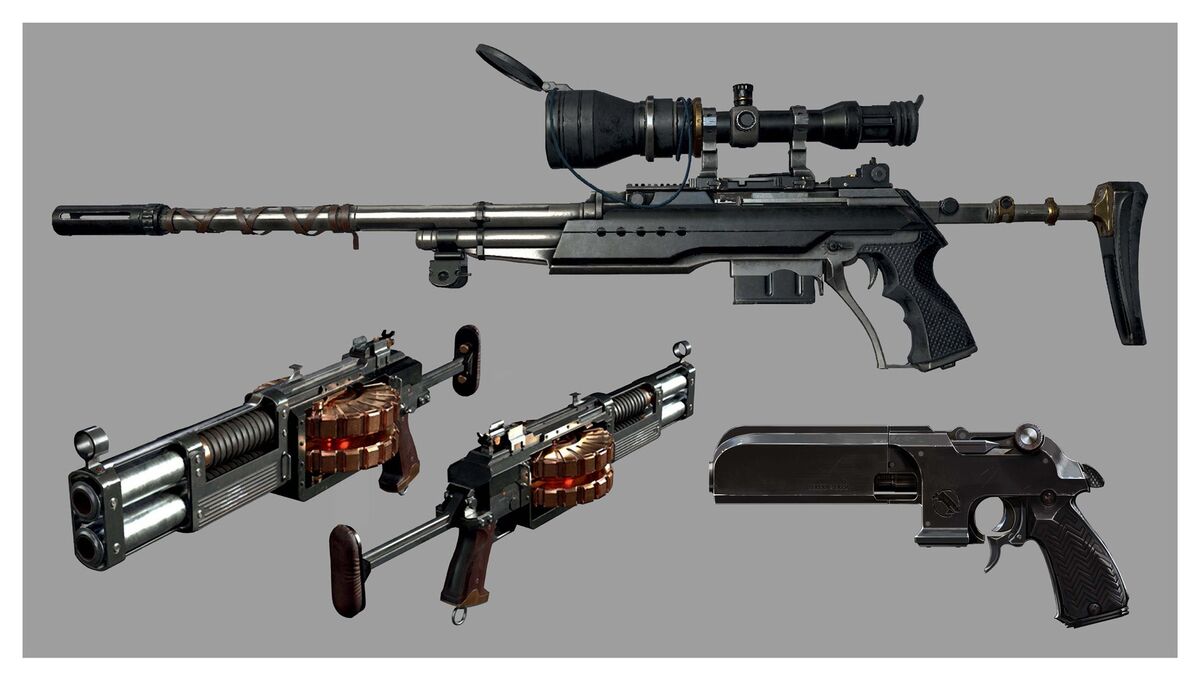 Weapons | Deathloop Wiki | Fandom