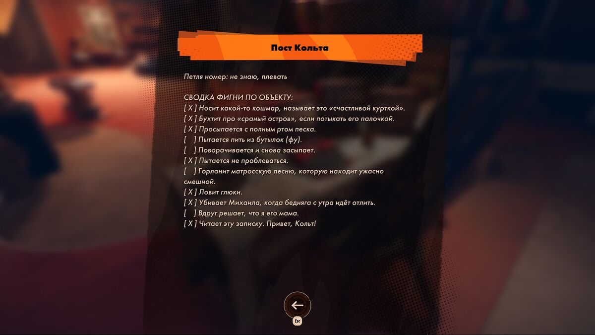 Пост Кольта Deathloop вики Fandom
