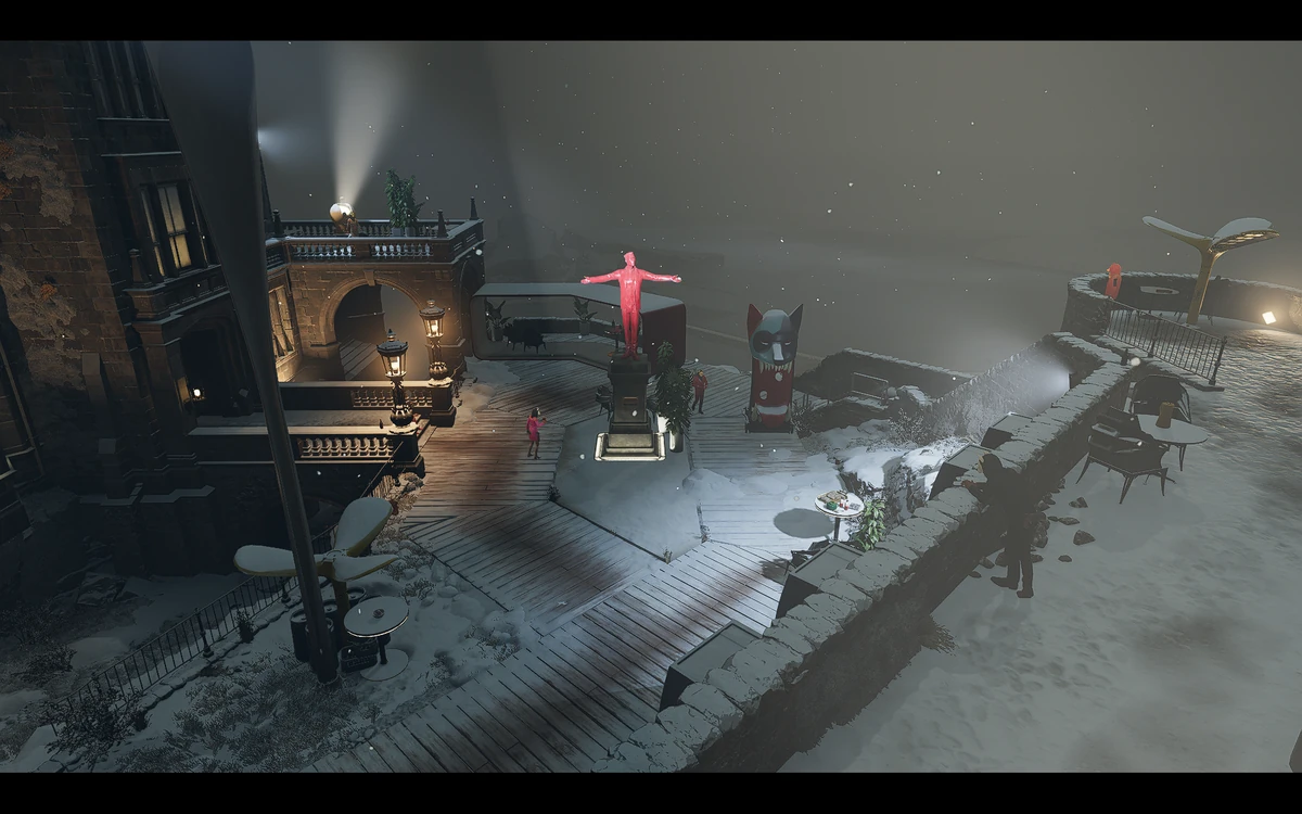 Dorsey Manor Inner Yard | Deathloop Wiki | Fandom