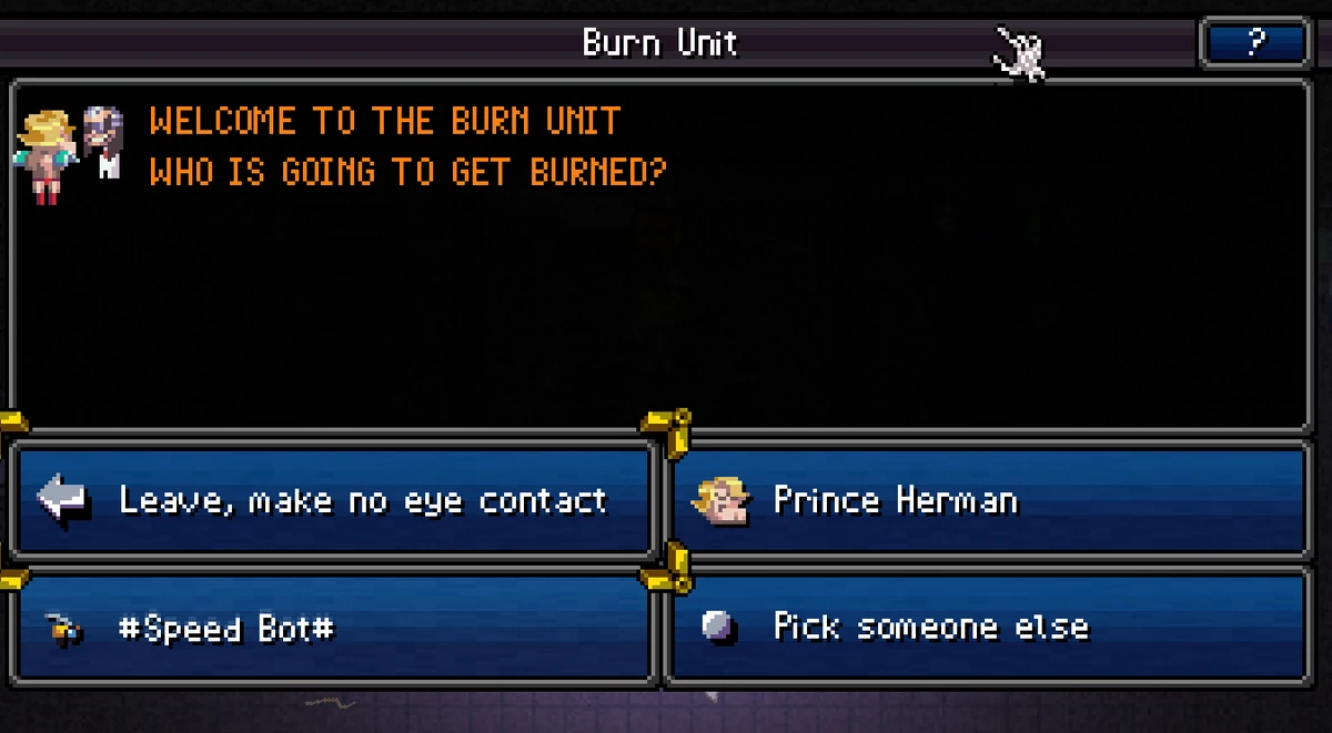 Burn Unit | Death Road To Canada Wiki | Fandom