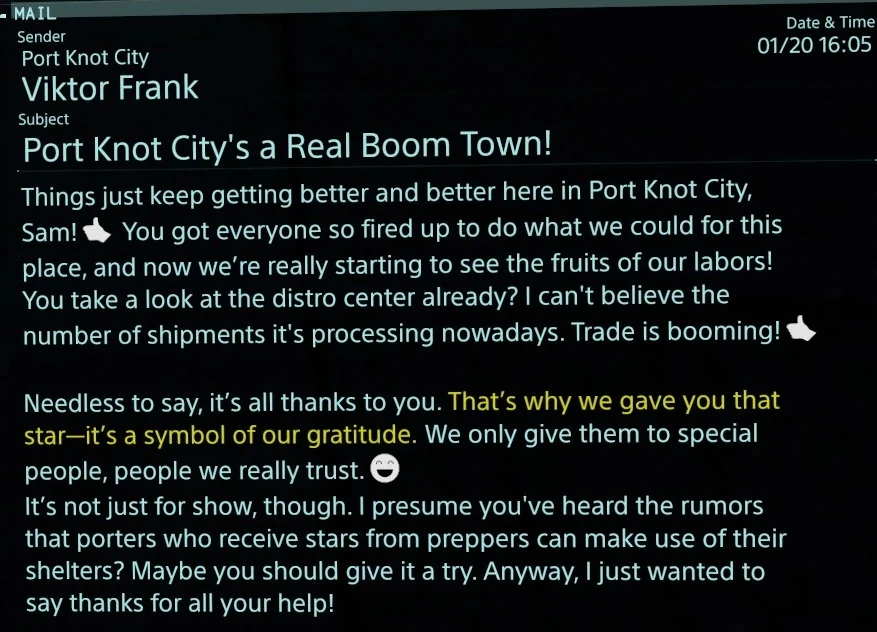 Port Knot City's a Real Boom Town! | Death Stranding Wiki | Fandom