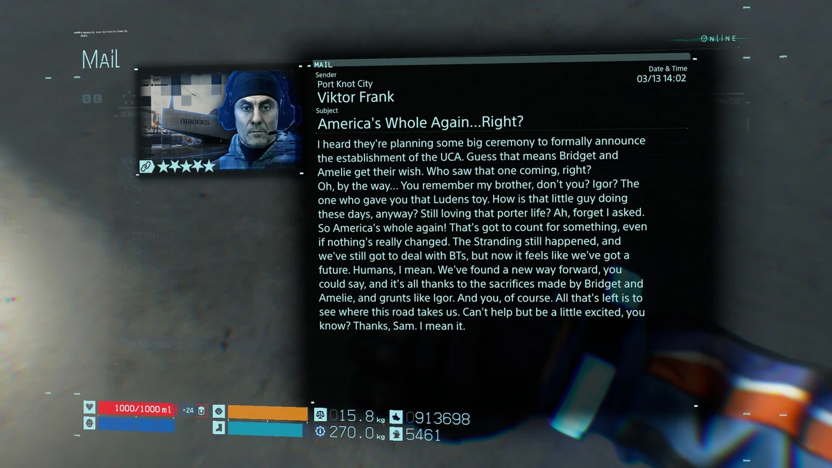 America's Whole Again...Right? | Death Stranding Wiki | Fandom