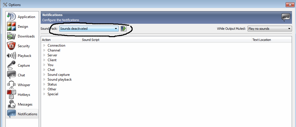 Ts3 removing soundpack notification and log clutter spam ...