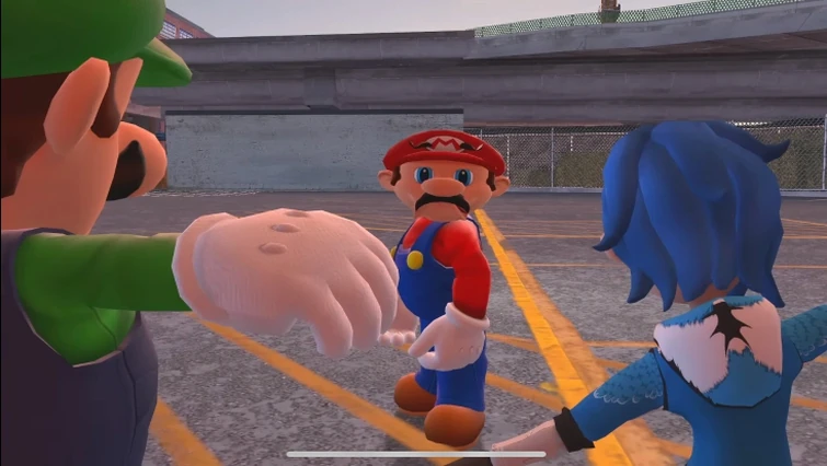 Happy 4th Anniversary to Mario meets a demon and is shortly beheaded ...