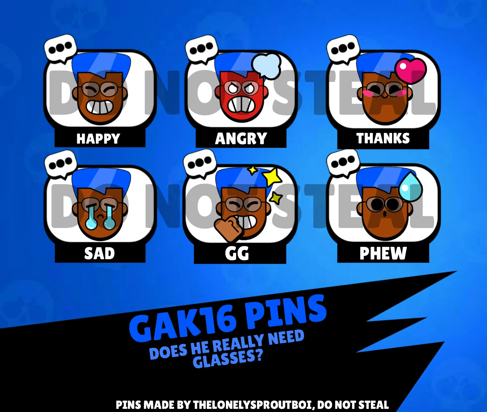 TheLonelySproutBoi's Pin Collection #2 | GAK16 Pins | Fandom
