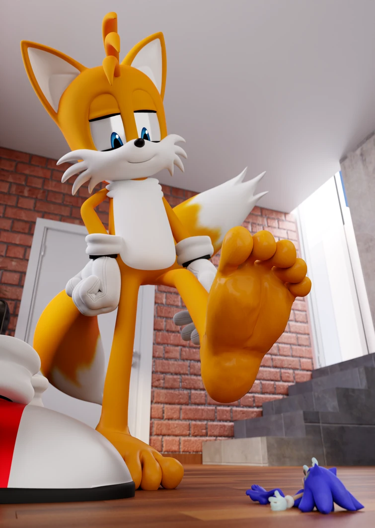 Giant Tails and his huge teasy cheesy feet (2/2) | Fandom