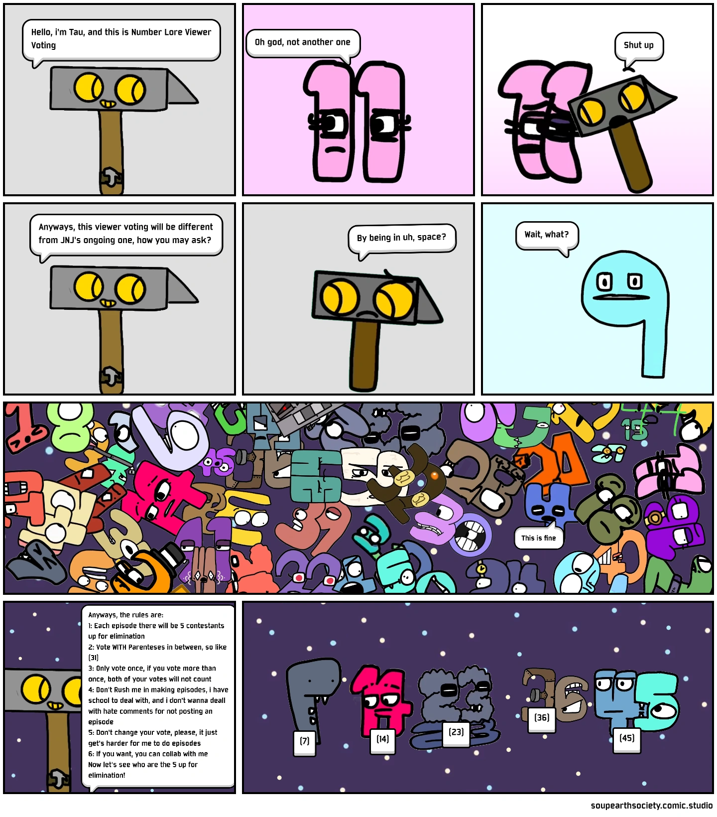 Space Number Lore Viewer Voting #1 | Fandom