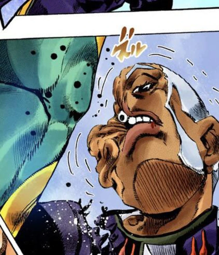 how did Pucci cave in his face and live | Fandom