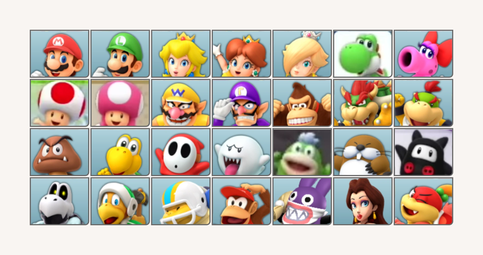 If Super Mario Party Jamboree has 28 characters (Predictions ...