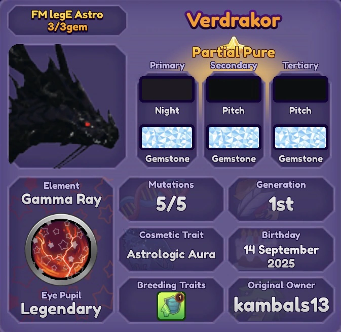 Swapping a FM Leg E THL 3/3 Gemstone Astro Verdrakor for another Astro ...