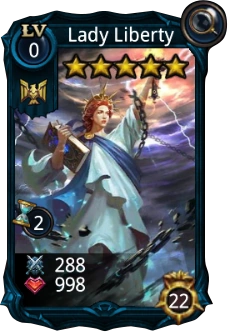 Lady Liberty | Deck Heroes Wiki | Fandom