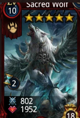Sacred Wolf | Deck Heroes Wiki | Fandom