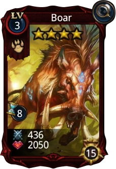 Boar | Deck Heroes Wiki | Fandom