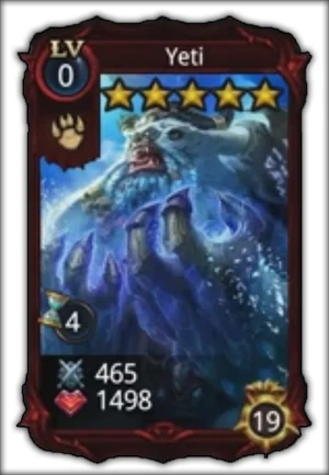 Yeti | Deck Heroes Wiki | Fandom
