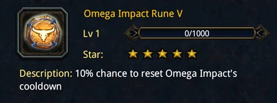 Omega Impact Rune | Deck Heroes Wiki | Fandom