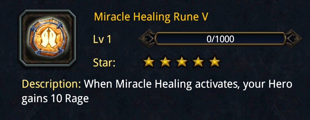 Miracle Healing Rune | Deck Heroes Wiki | Fandom