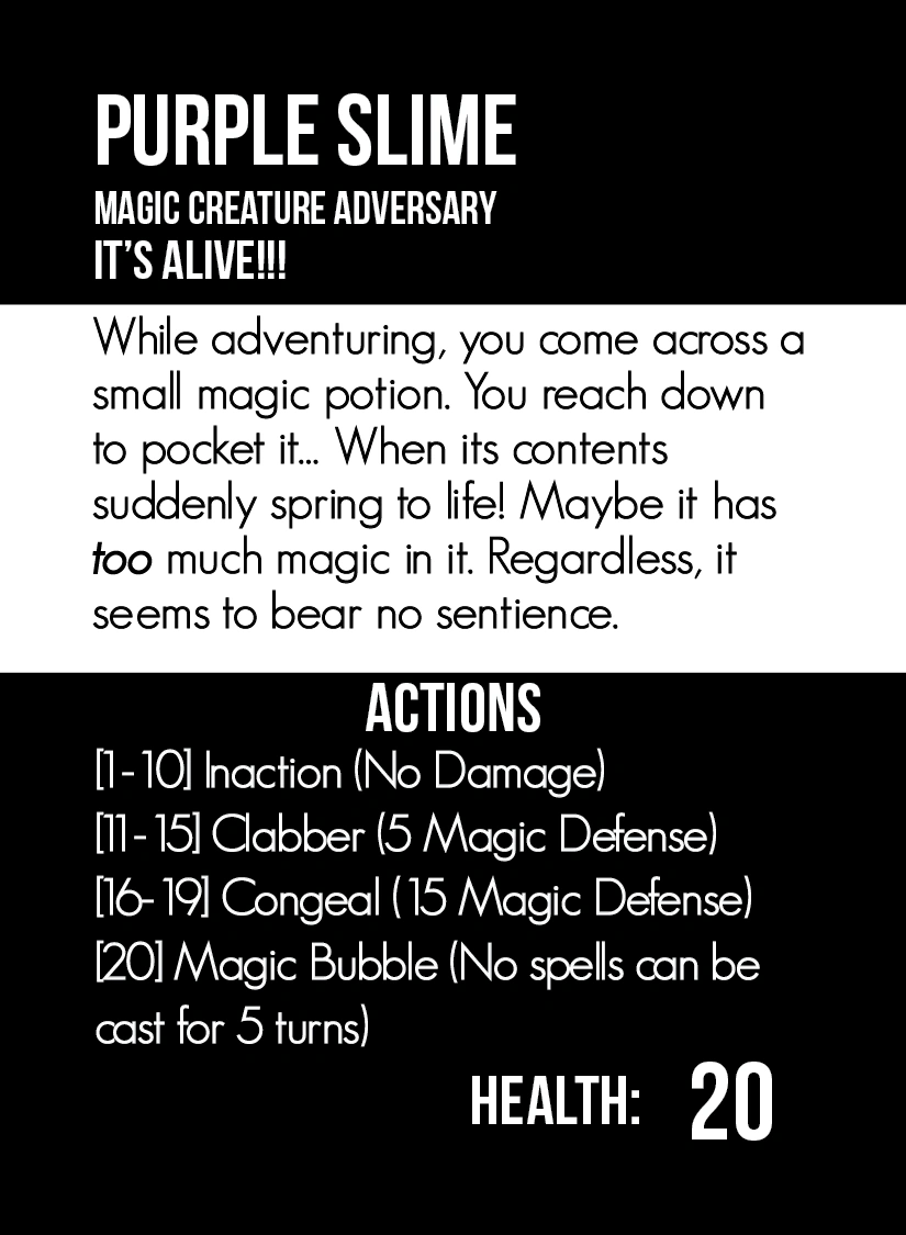 Purple Slime | Deck Quest Wiki | Fandom