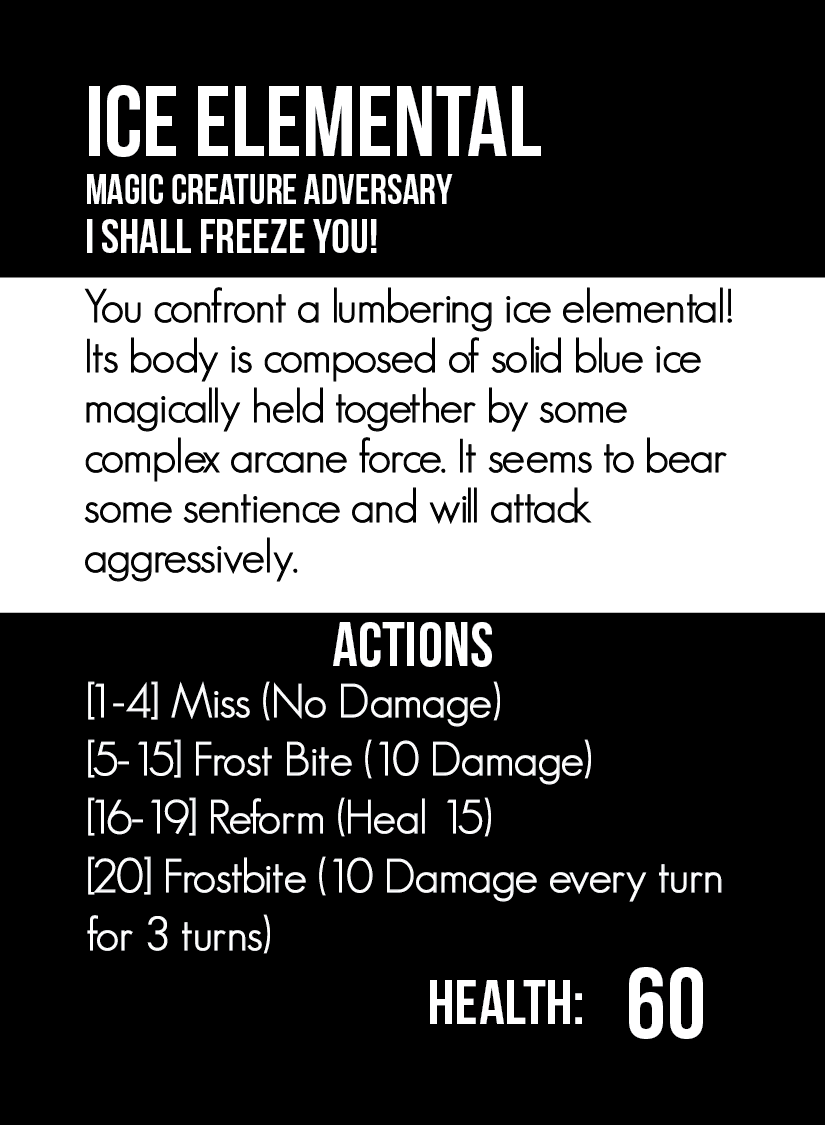 Ice Elemental | Deck Quest Wiki | Fandom