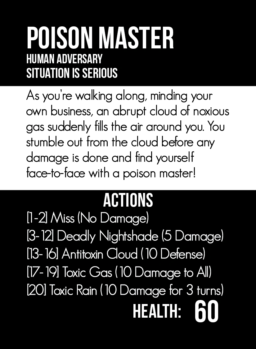 Poison Master | Deck Quest Wiki | Fandom