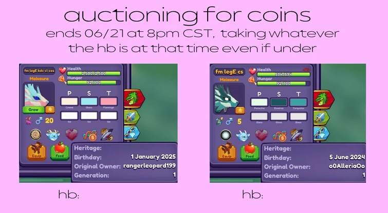 auctioning both of these | Fandom