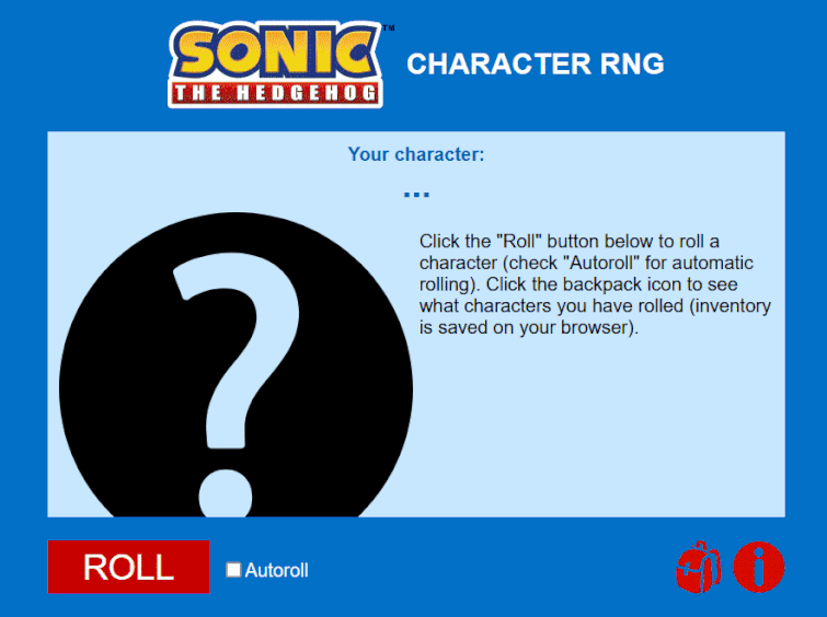 Sonic Character RNG (for real) | Fandom