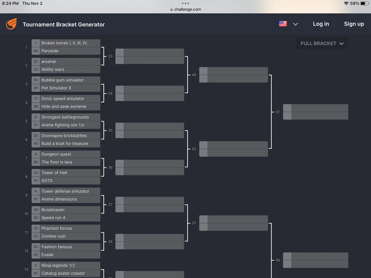 Roblox games tournament (starts tomorrow if I have time) | Fandom
