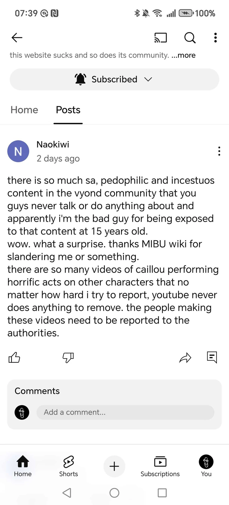 apparently its your guys fault that mp108 left the internet | Fandom