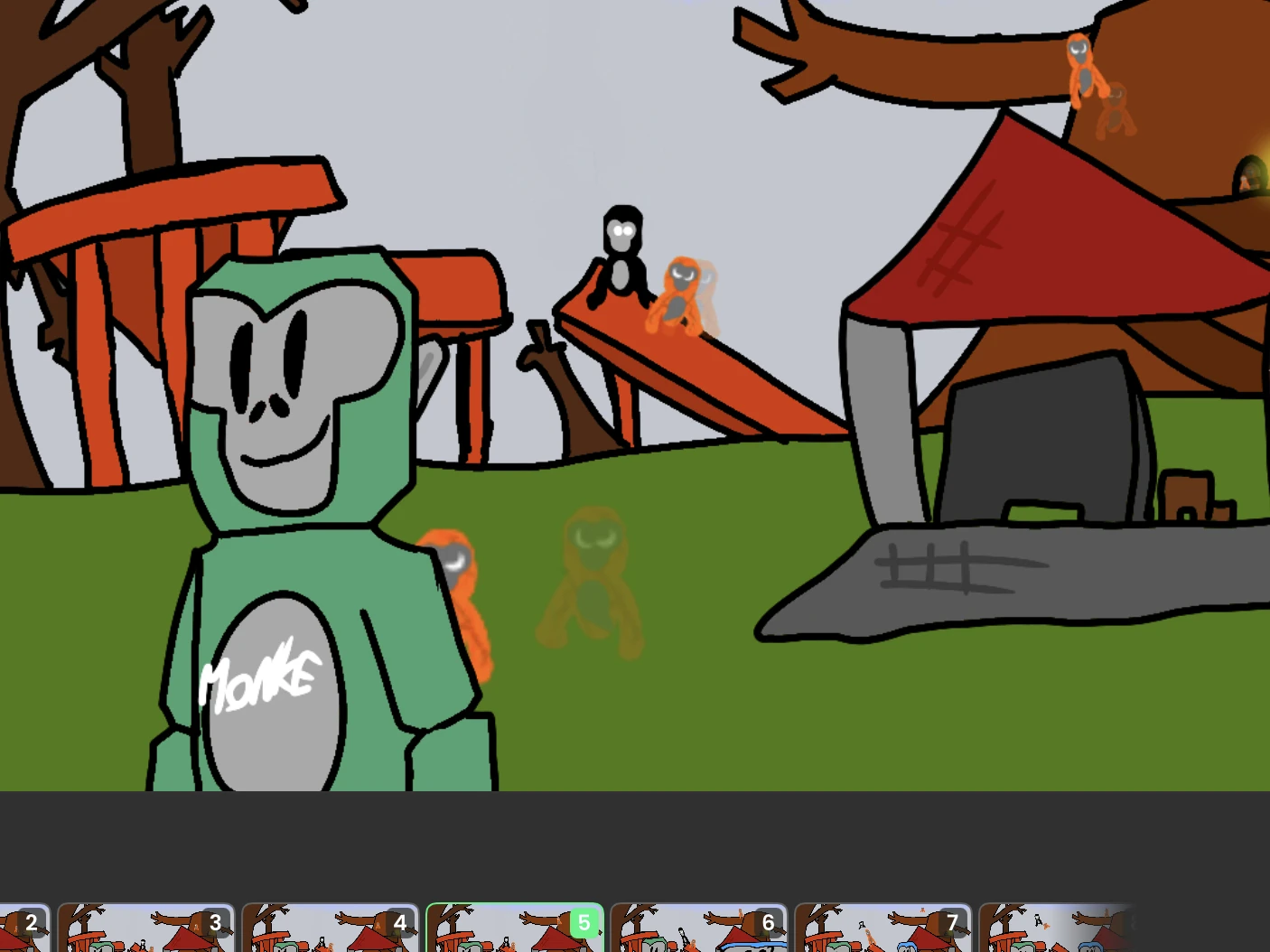 workin on the funniest animations of animations in the entire world ...