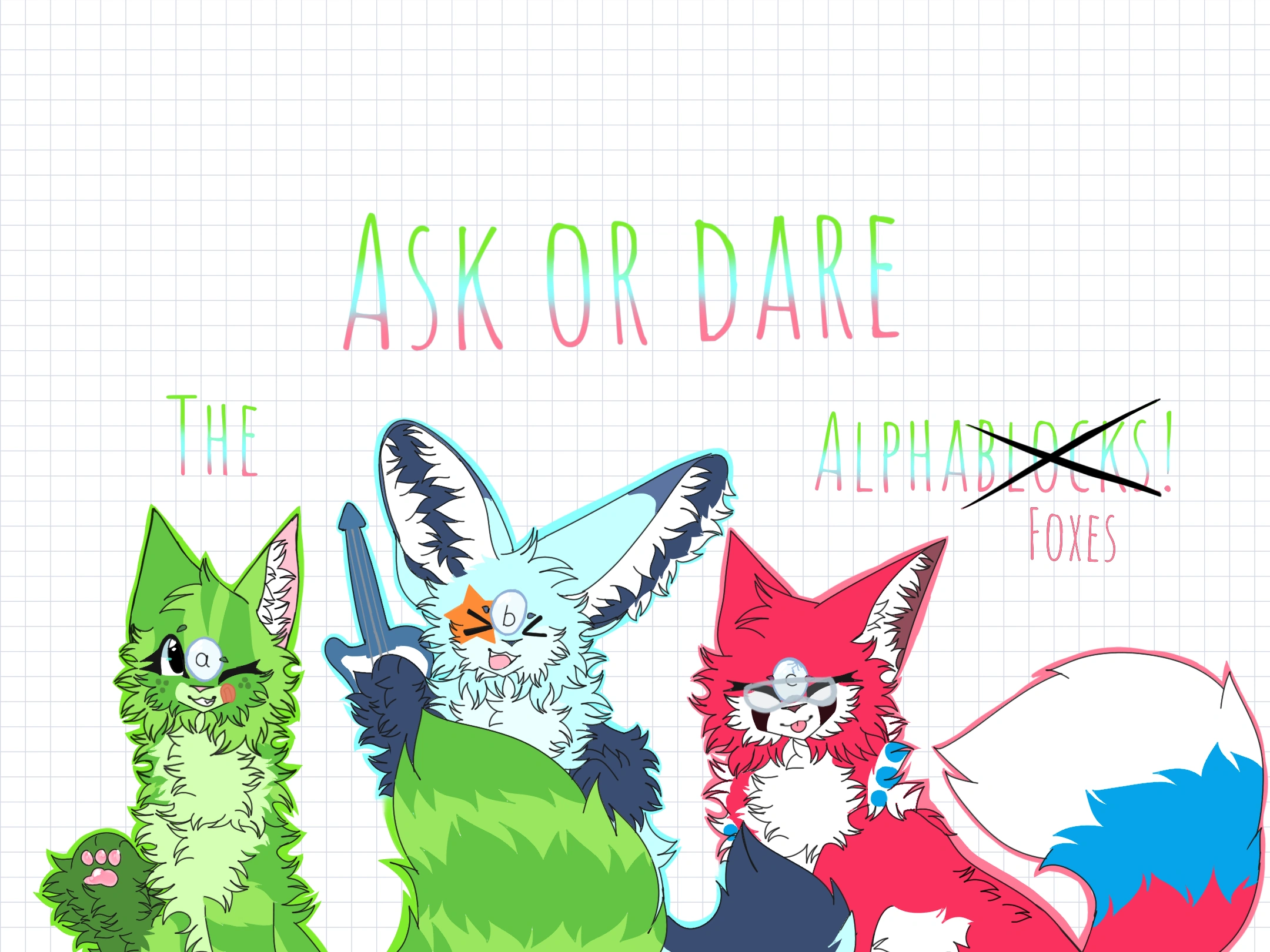 I finally introduce.. Ask or Dare the Alphablocks! | Fandom