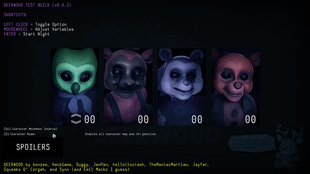 Custom Night | DEERWOOD Wiki | Fandom