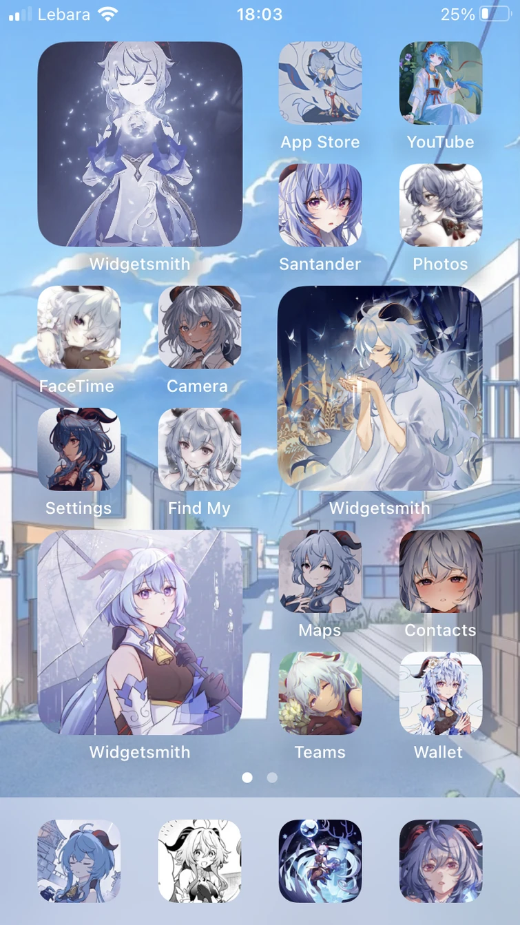 Ganyu themed Home Screen | Fandom