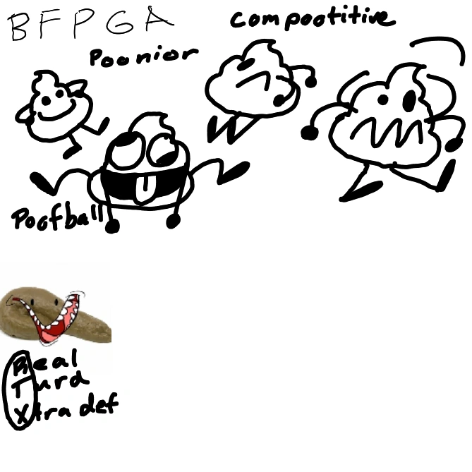 Give poo relate or based character for EXP (Battle For Poo Gender ...