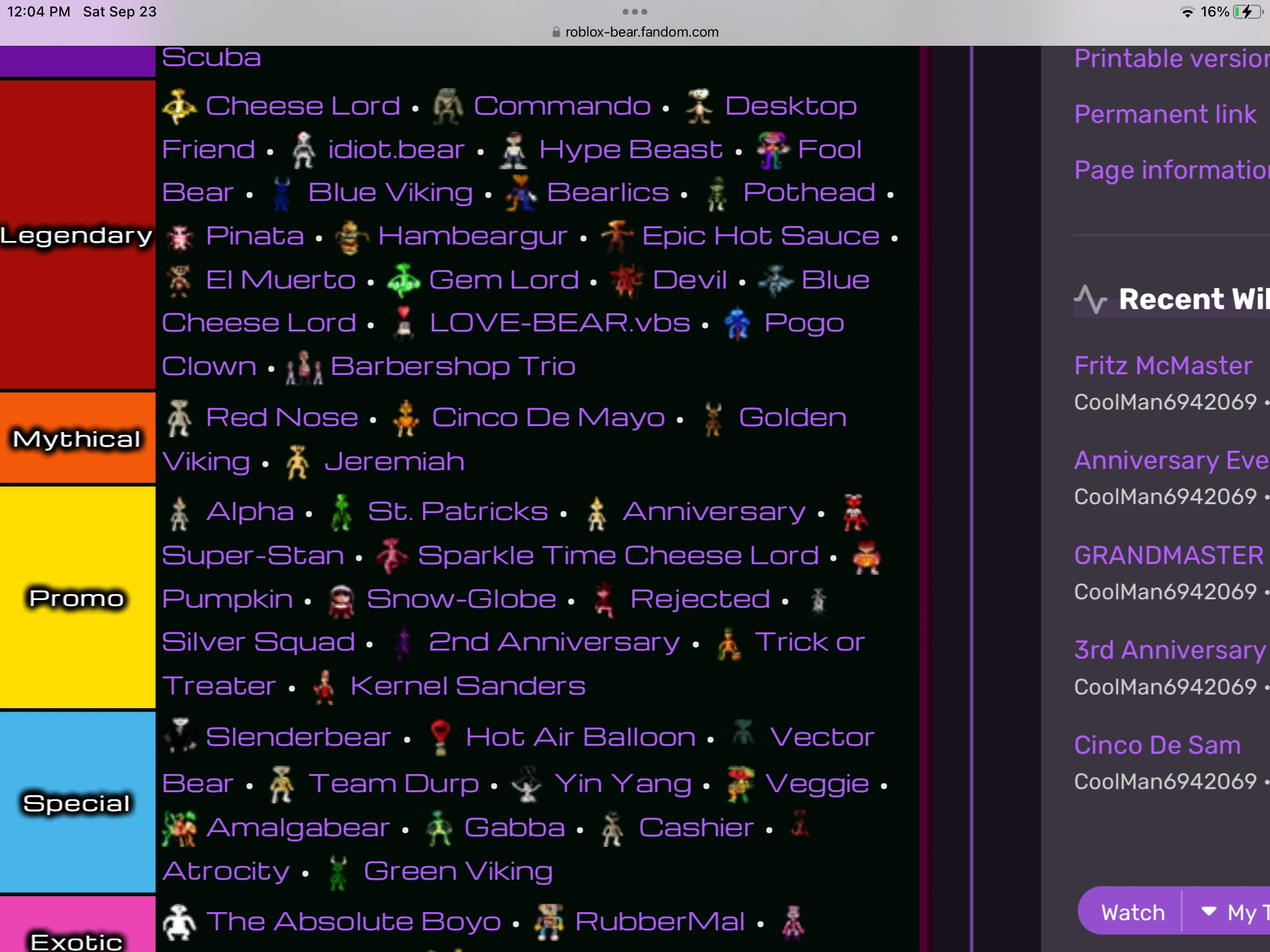 I love how the Bear wiki moderators always forgot to do this | Fandom