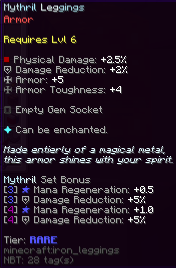 Mythril Armor Set | Avalon Wiki | Fandom