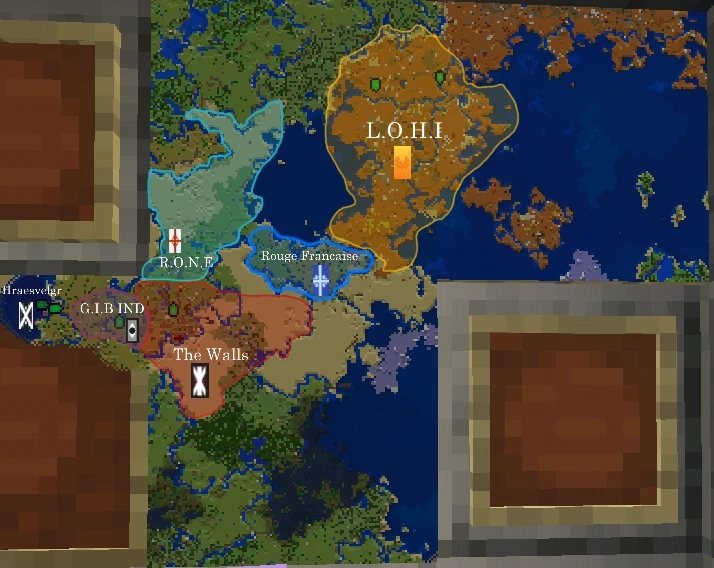 Realm Political Map (OLD REALM) | Defenestrooglo Minecraft Realm Wiki ...