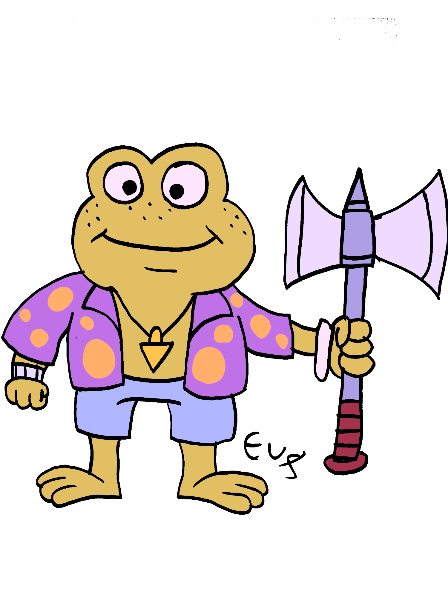 My drawing of Genghis Frog | Fandom