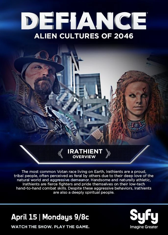 Irathients | Defiance Wiki | Fandom