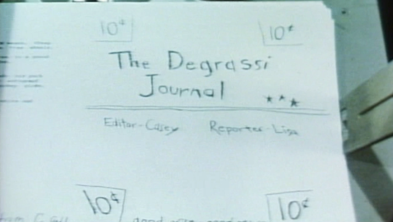 Degrassi Street Journal | Degrassipedia Wiki | Fandom