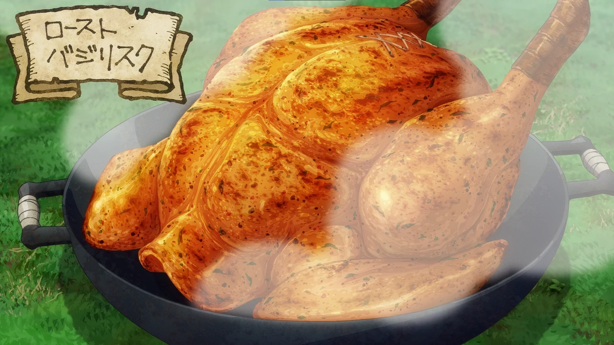 Roast Basilisk | Delicious in Dungeon Wiki | Fandom