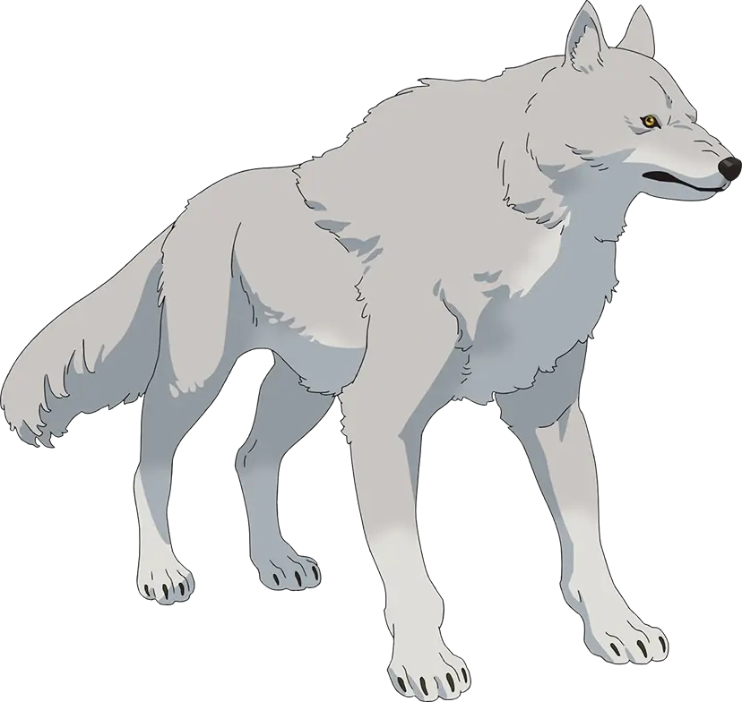 Anime Dire Wolf Wallpaper : Fantasy Art, Anime Girls, Snow, Winter,