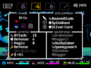 Equipment | Deltarune Wiki | Fandom