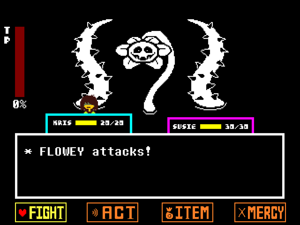Flowey/In Battle | The Unofficial Deltatraveler Wiki | Fandom
