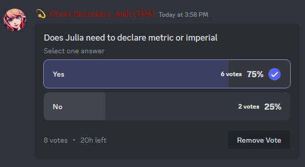 Individuals For Metric | Democratic Sim Wiki | Fandom