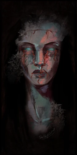 demonologist canvas drawing