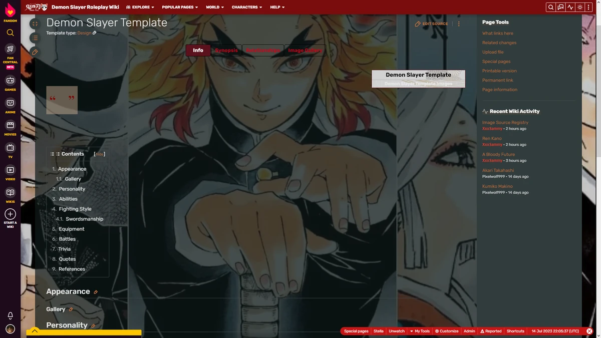 Page Creation | Demon Slayer Roleplay Wiki | Fandom
