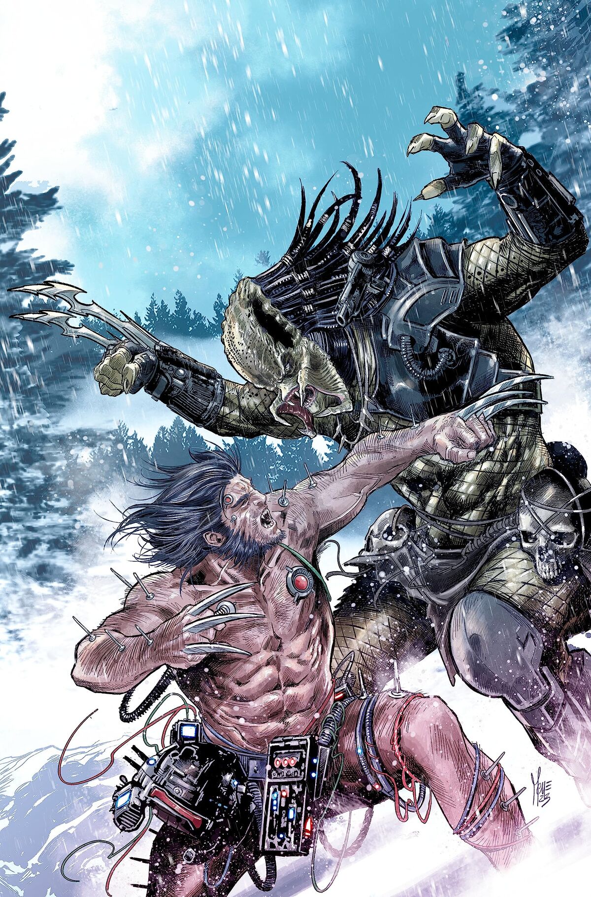 Predator Versus Wolverine Tpb Wiki Depredador Avp Fandom