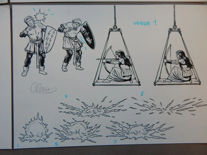 De Rode Ridder: Gebroken Kracht (tekening 19) | De Rode Ridder Wiki ...